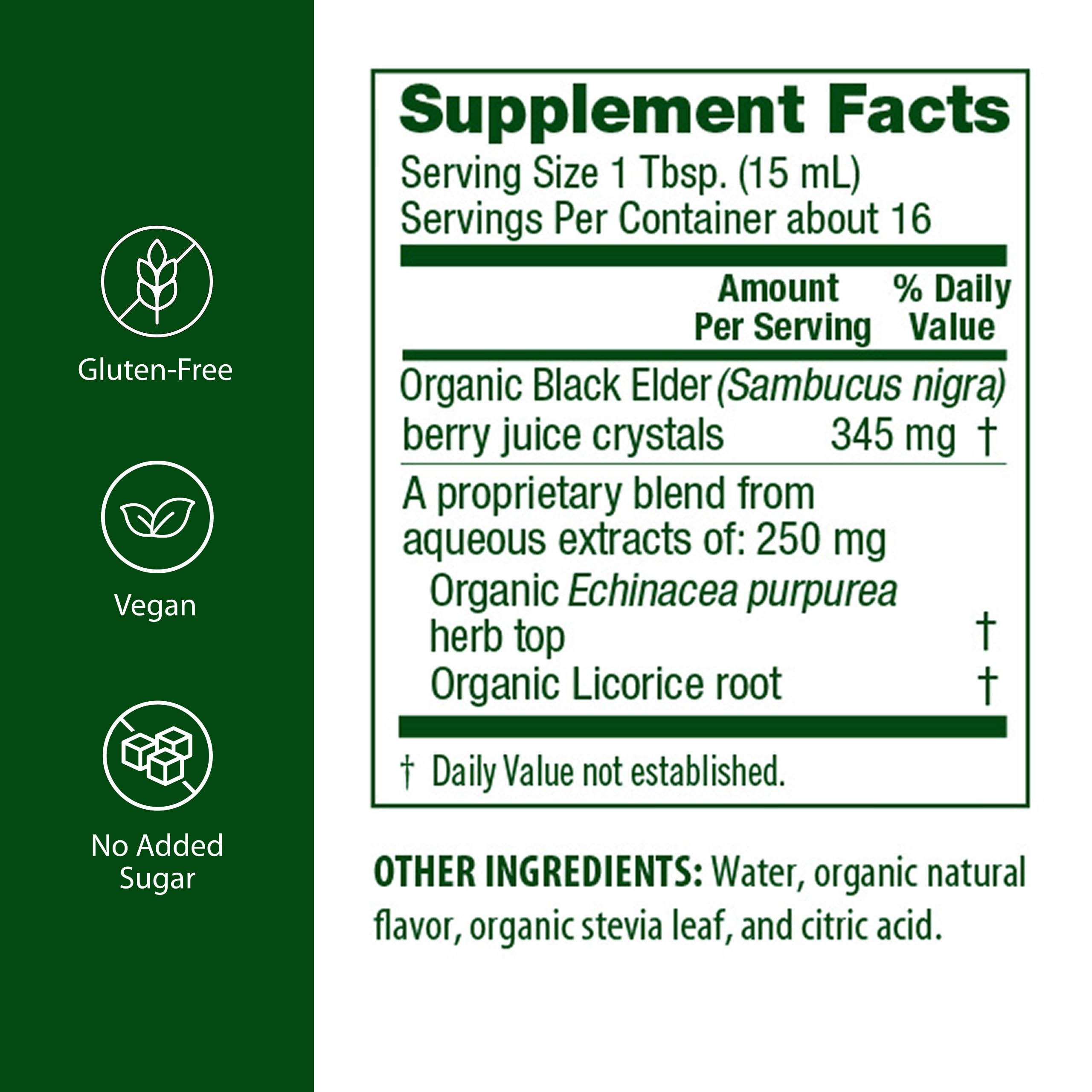 gluten-free elderberry syrup benefits