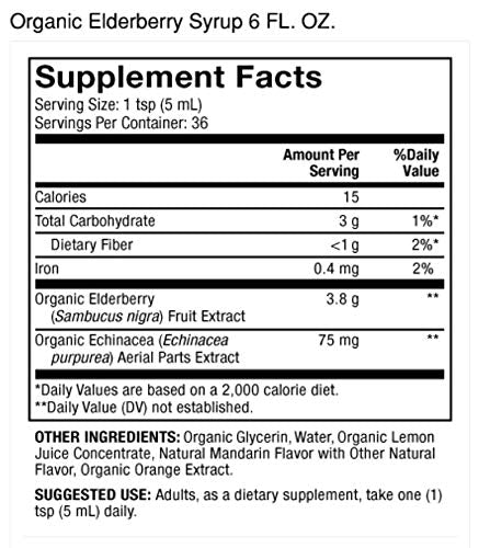 gluten-free elderberry syrup for health