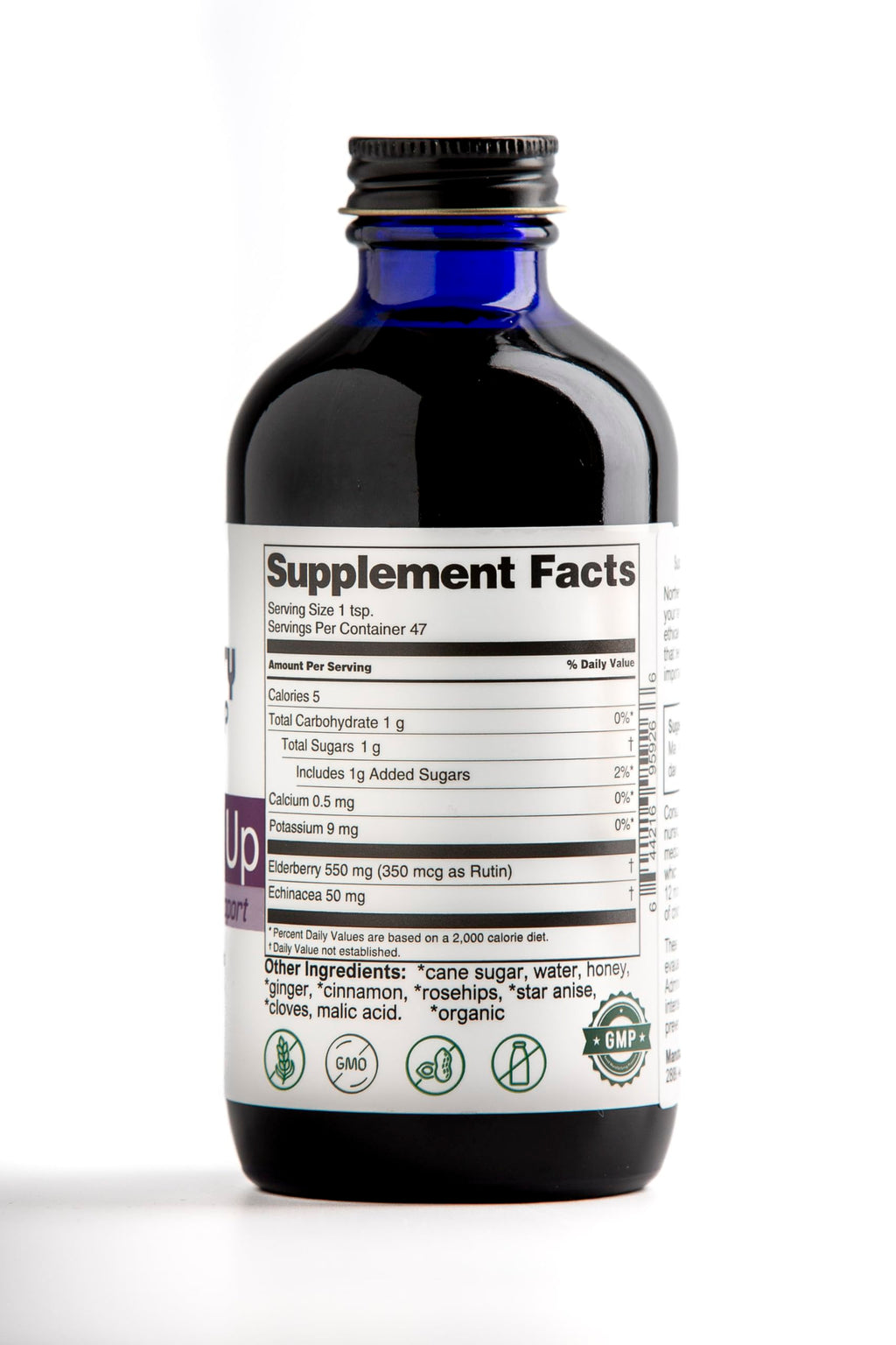 gluten-free elderberry syrup made in Canada
