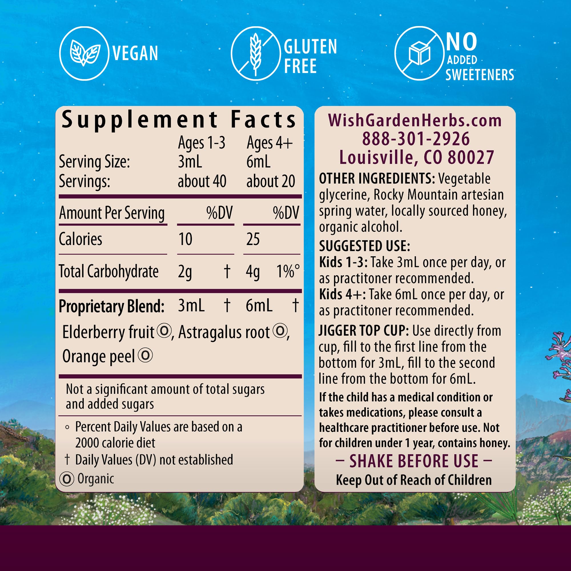 gluten-free elderberry syrup option
