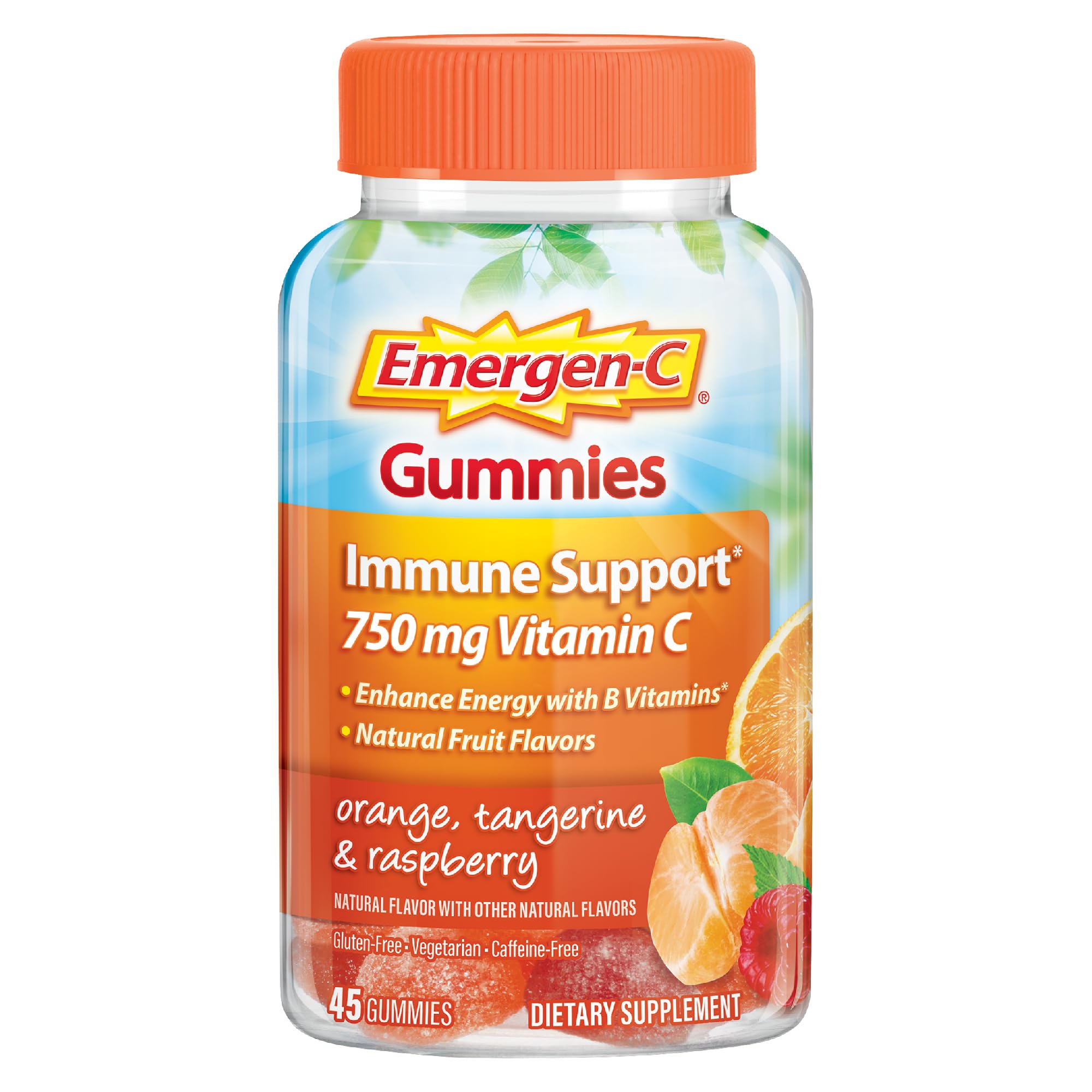 Gluten-free elderberry vitamin C gummies