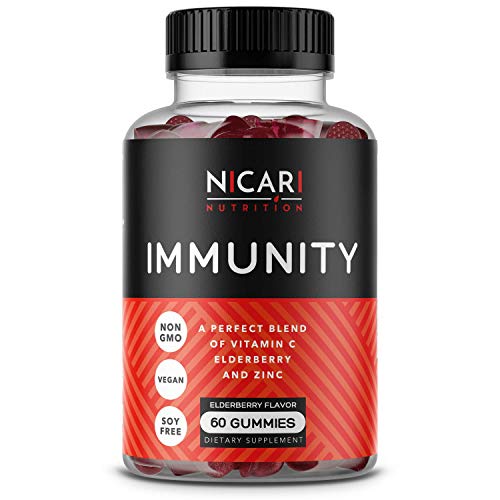 gluten free elderberry vitamin C gummies