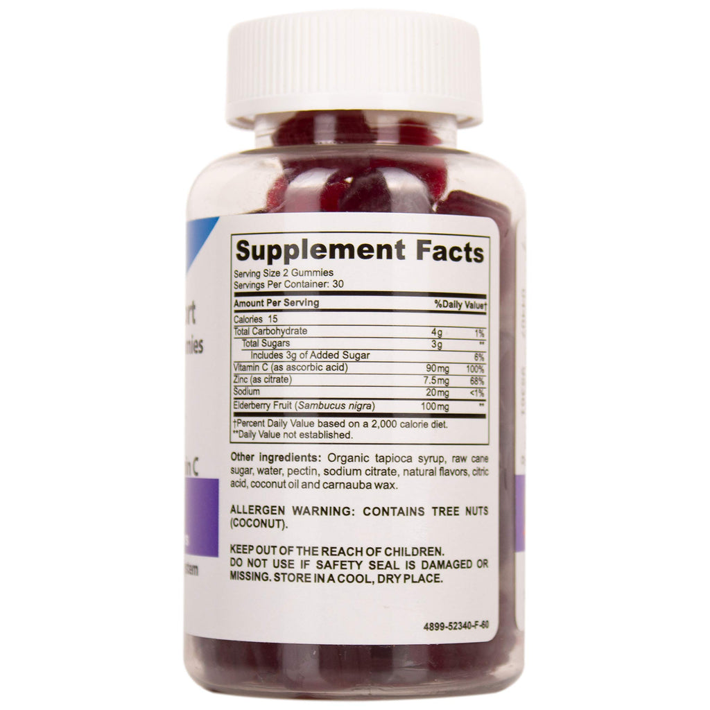 Gluten free elderberry vitamin C