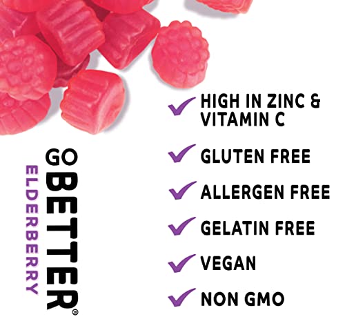 Gluten free elderberry vitamin supplements