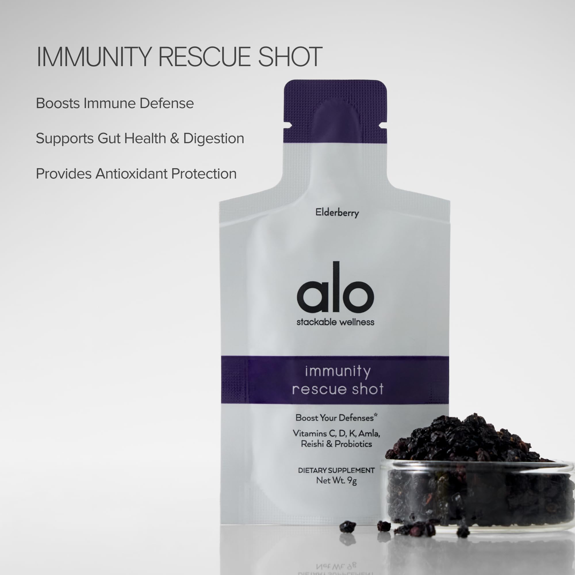 Gluten-free elderberry wellness support