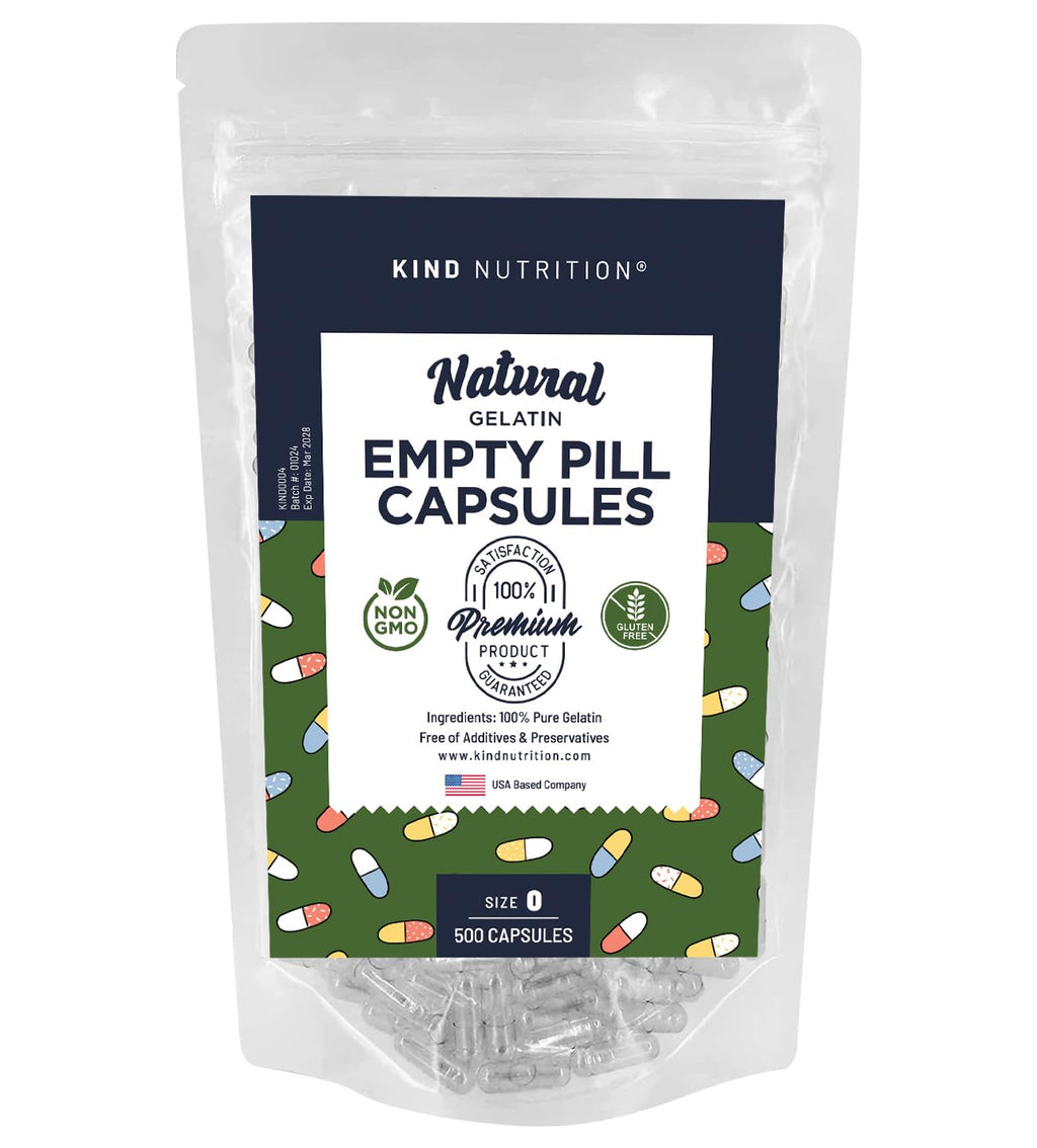gluten free empty gelatin capsules
