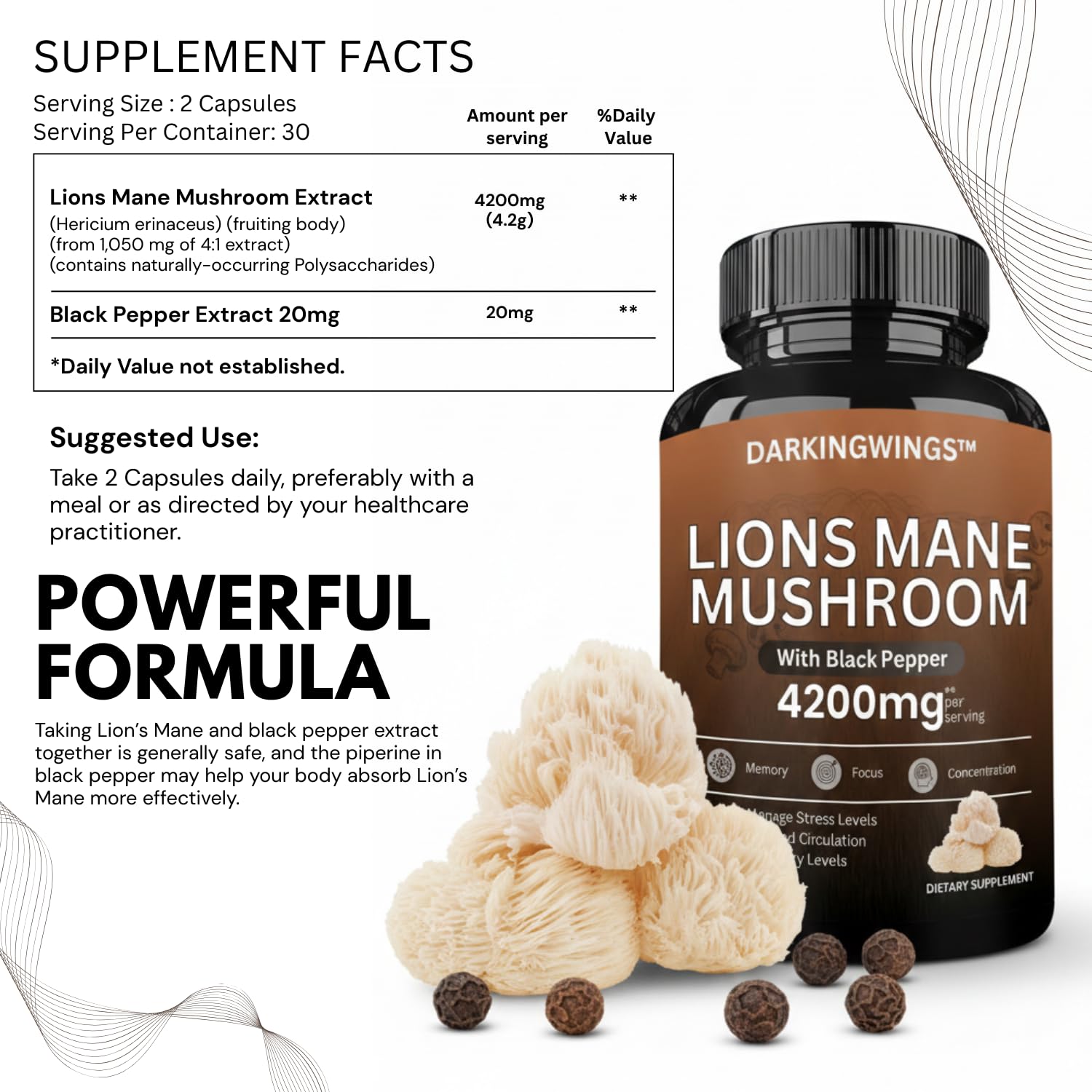 Gluten free energy boost capsules