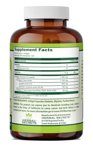 gluten-free evening primrose oil capsules