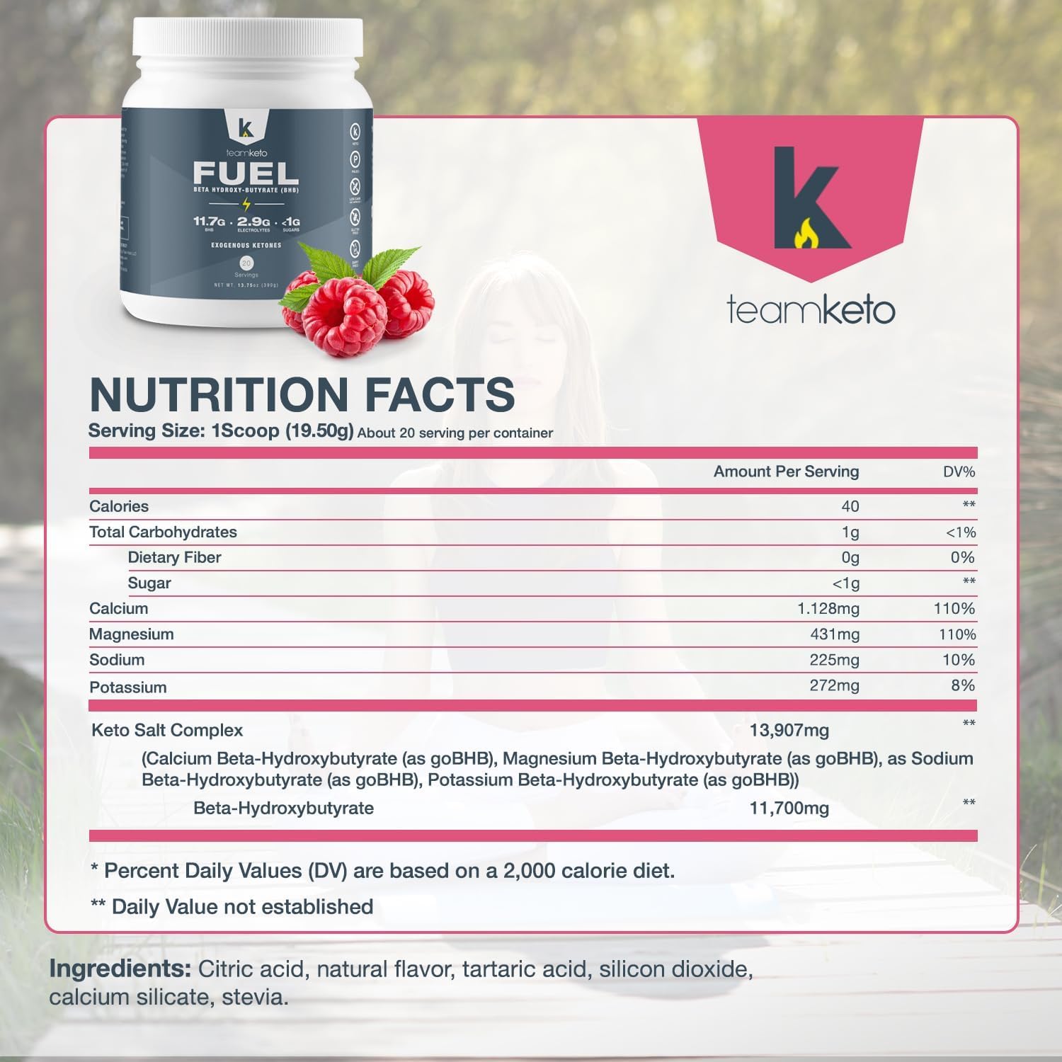 gluten free exogenous ketones formula