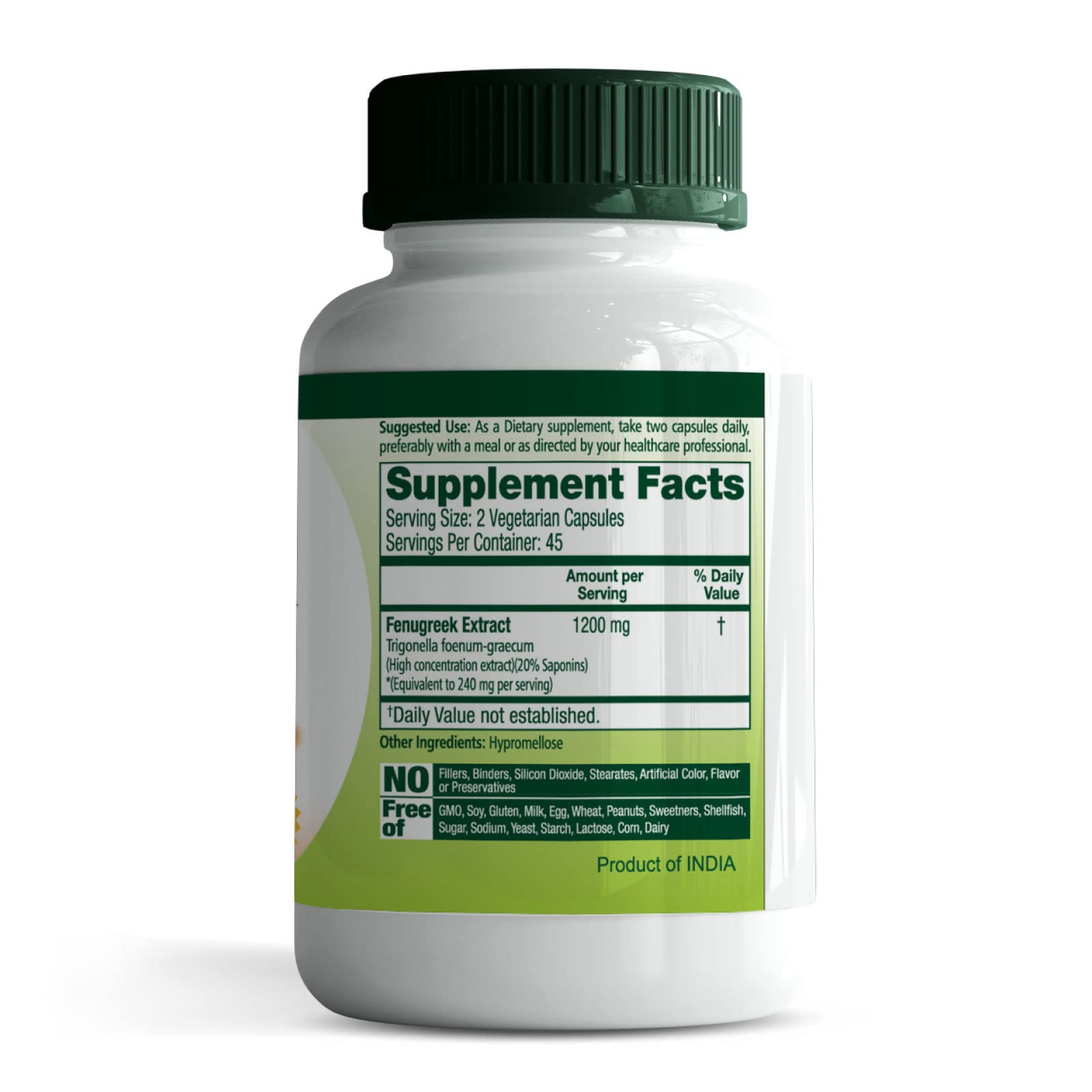 gluten free fenugreek supplements Canada