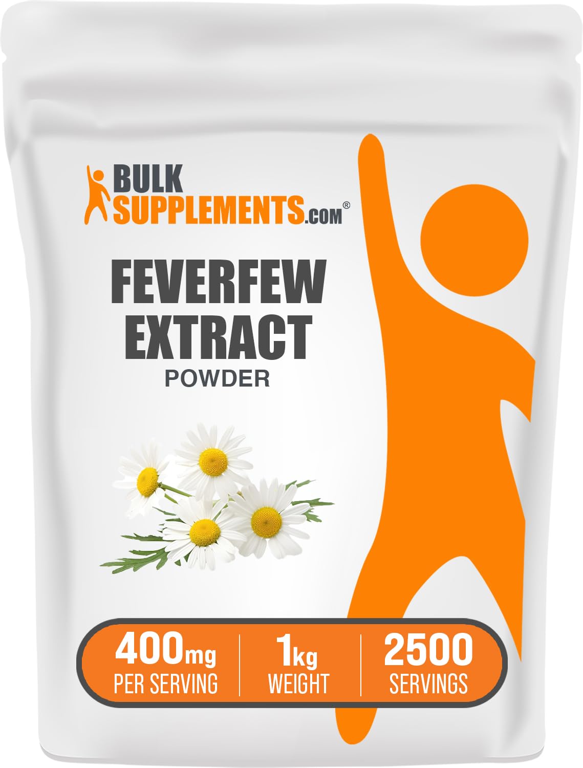 Gluten-free feverfew powder supplement