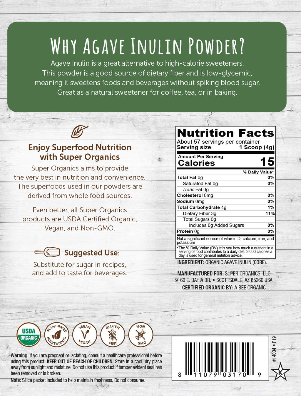 gluten-free fiber supplement