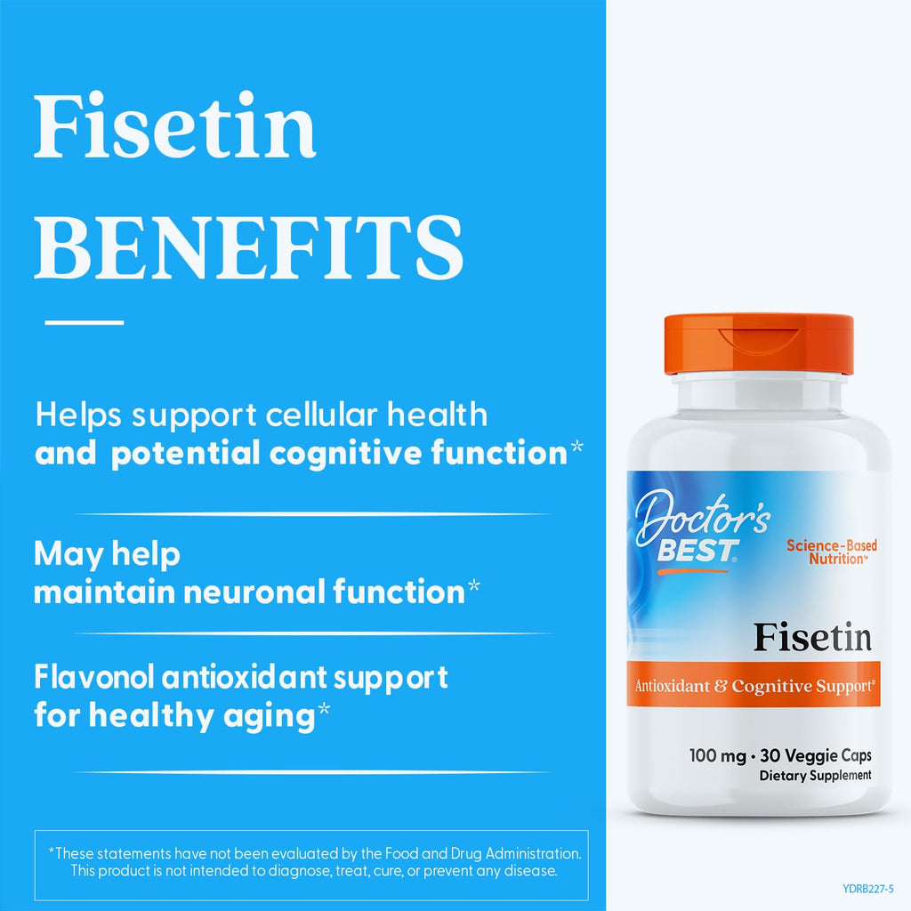 Gluten free Fisetin supplement benefits