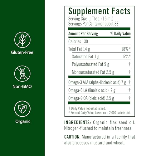 gluten-free flax seed oil