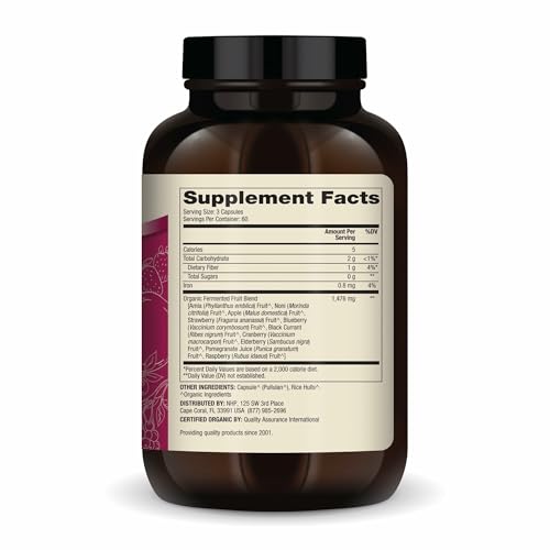 gluten-free fruit supplement capsules