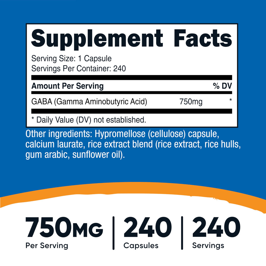 Gluten free GABA health benefits