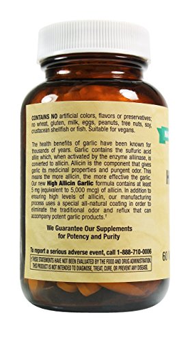 gluten-free garlic extract capsules
