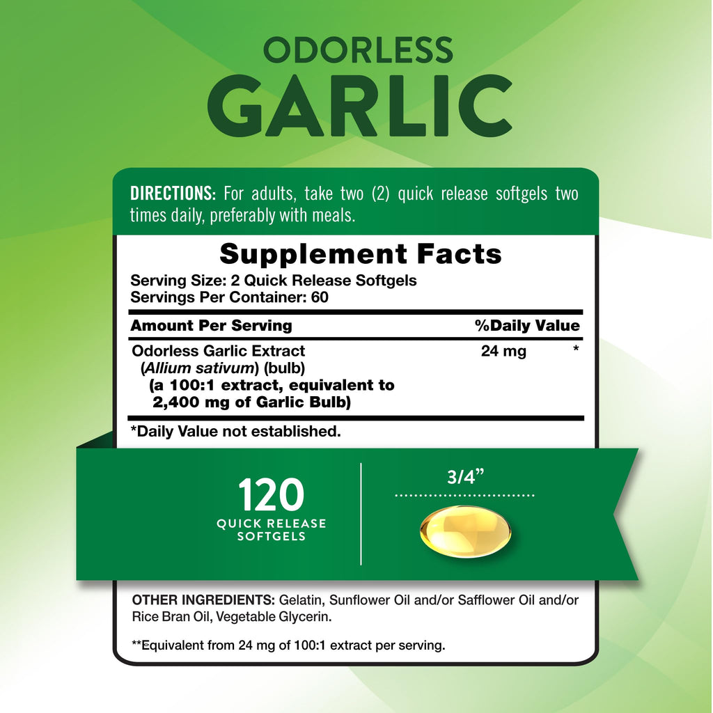 gluten-free garlic extract for health