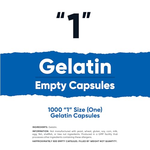 Gluten-free gelatin capsules for vitamins