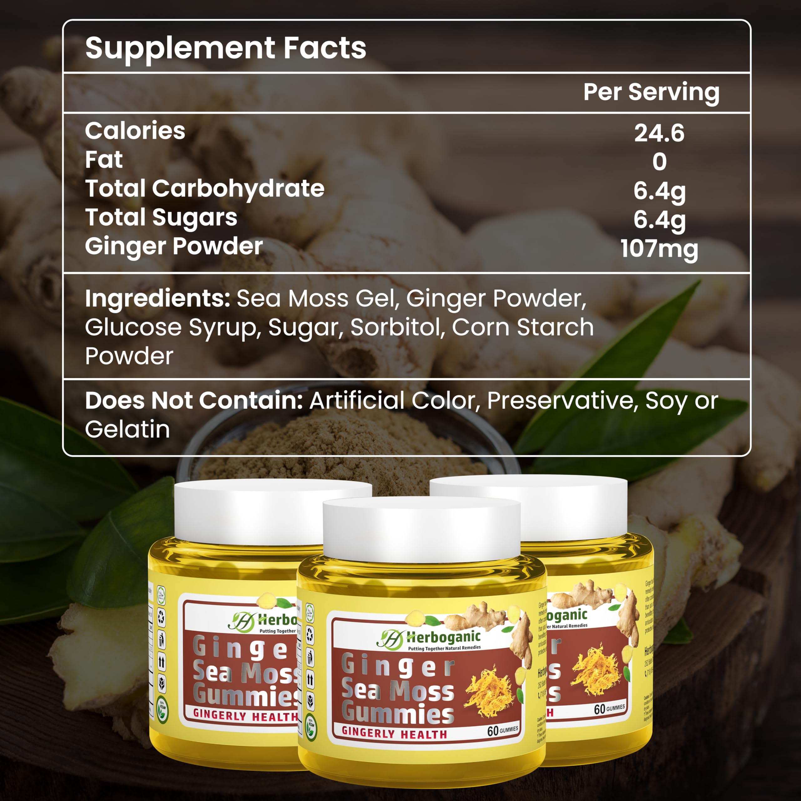gluten-free ginger immune support