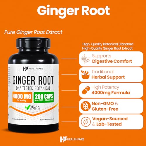 gluten-free ginger root capsules