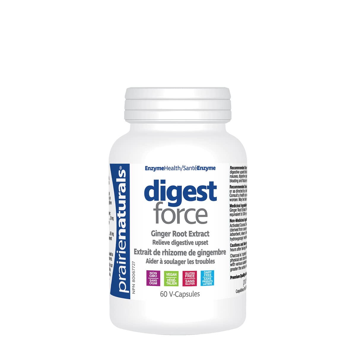 Gluten-free ginger supplement for digestion