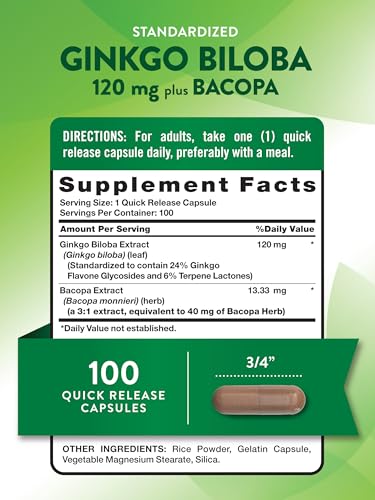 gluten-free ginkgo biloba tablets