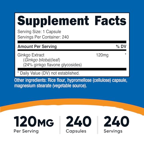 gluten-free ginkgo biloba tablets