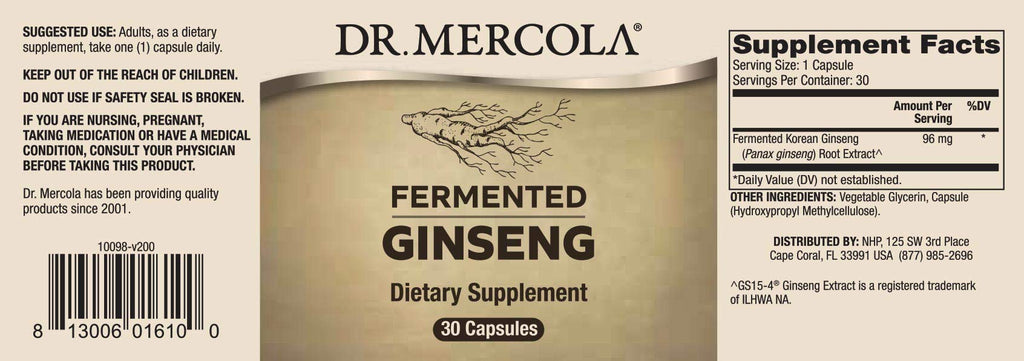 gluten-free ginseng for immune health