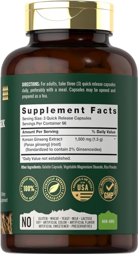 Gluten-free ginseng for men and women