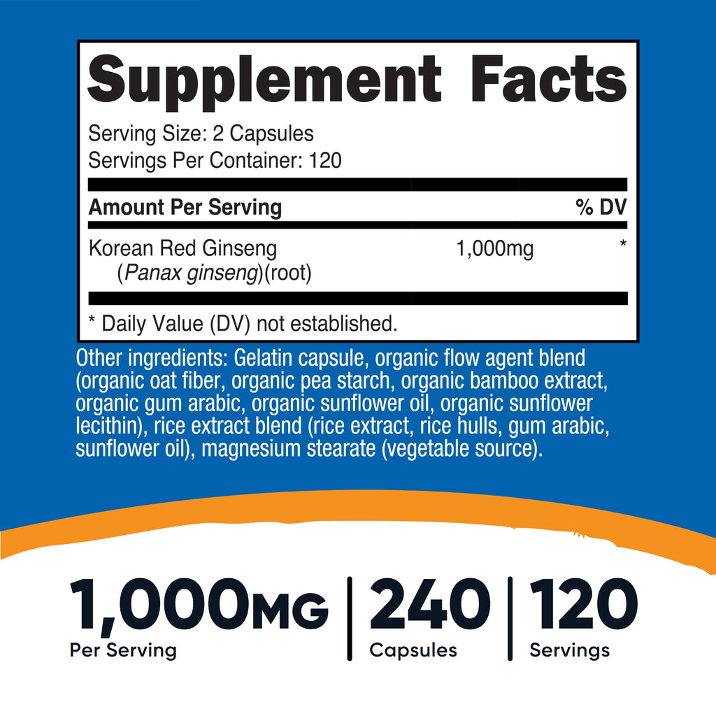 gluten free ginseng for wellness