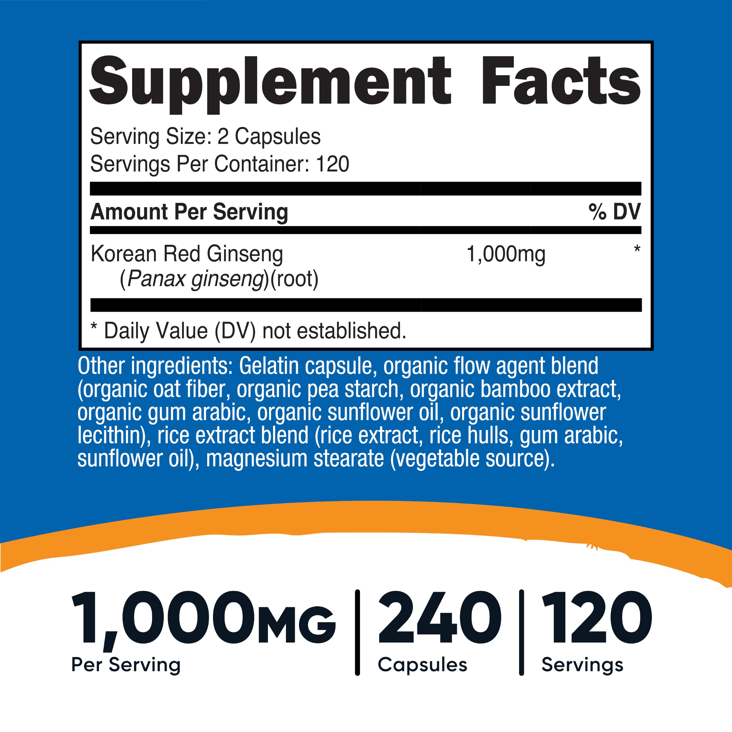gluten free ginseng for wellness