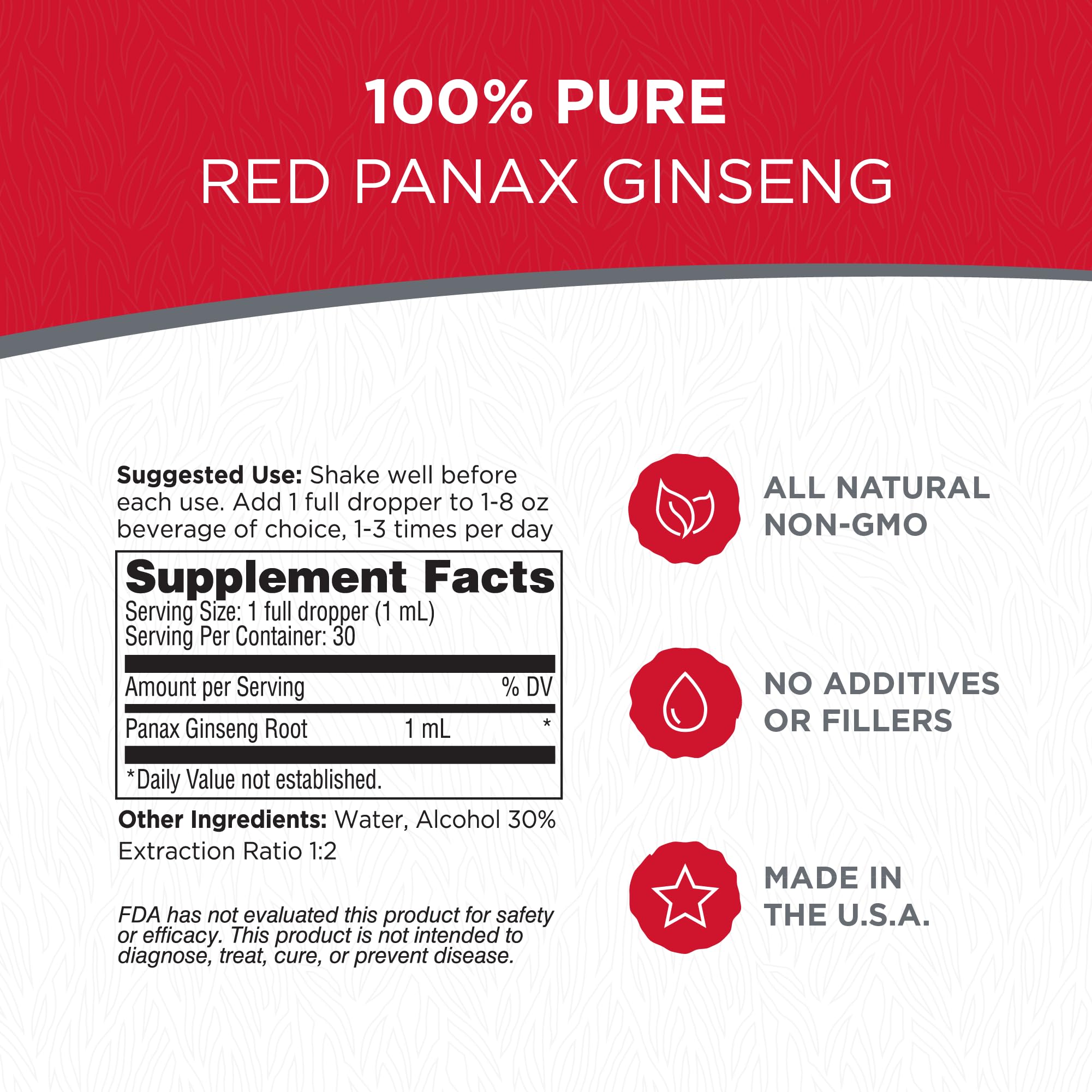 Gluten free ginseng supplement
