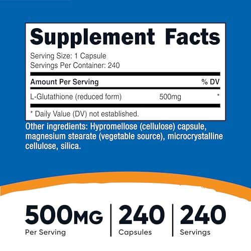gluten free glutathione capsules for sensitive diets