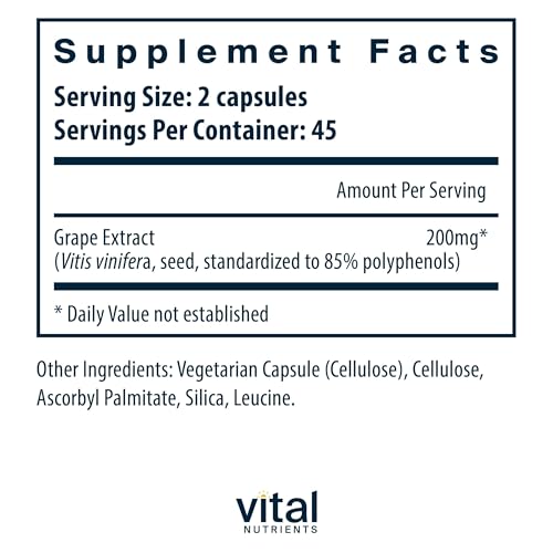 gluten free grape seed extract capsules