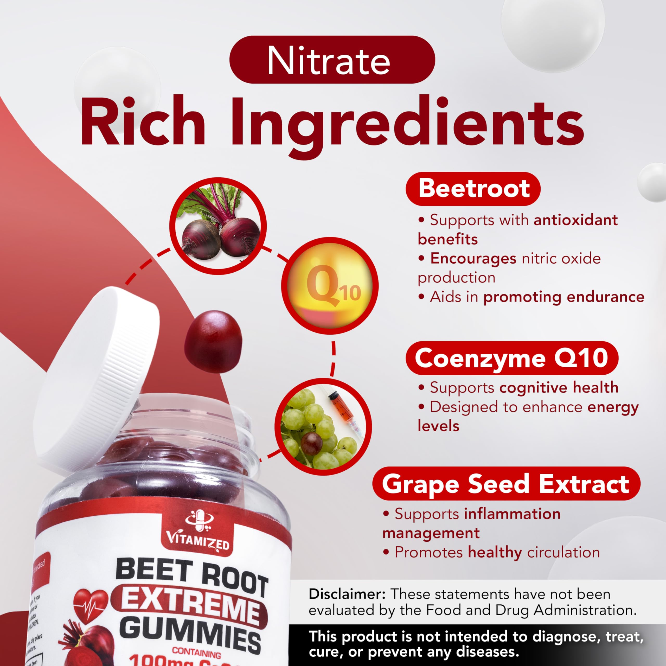 Gluten free grape seed extract supplements