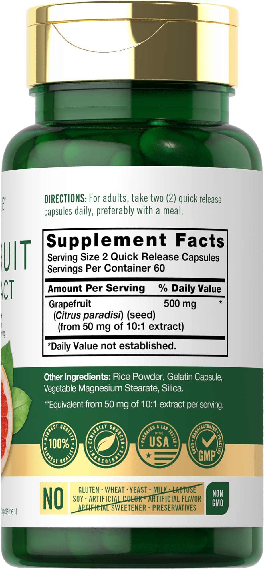 gluten free grape seed supplement