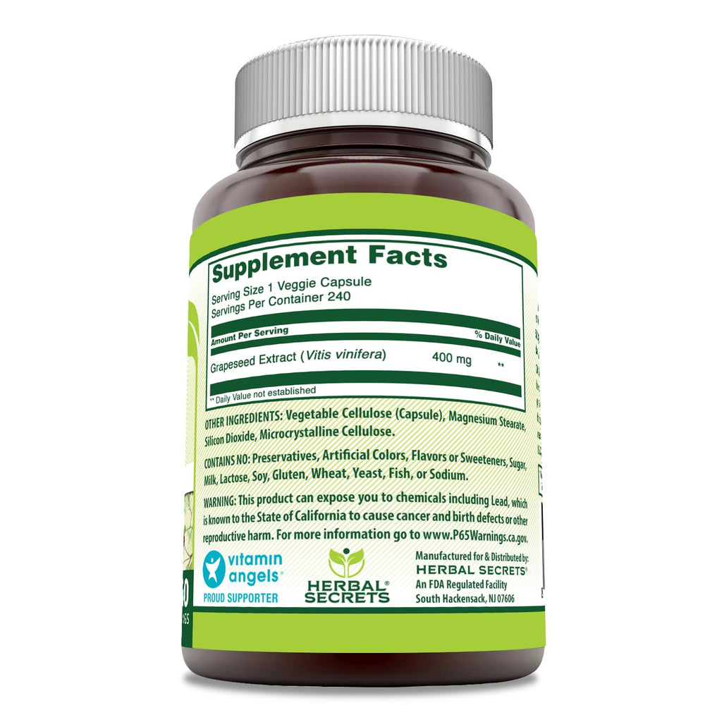 gluten free grape seed supplement