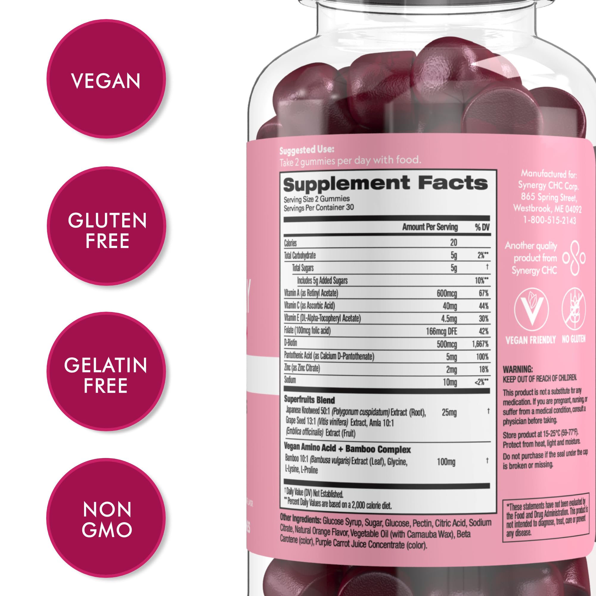 Gluten-free gummies for gut wellness