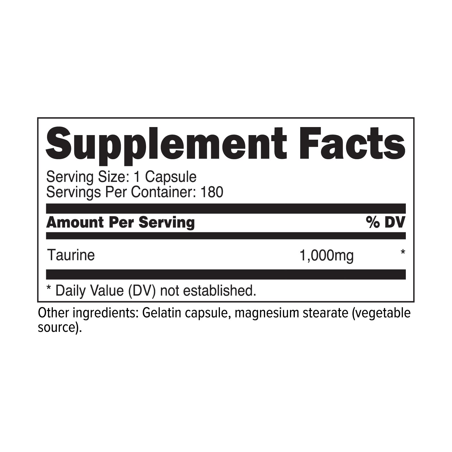 Gluten free health supplement capsules