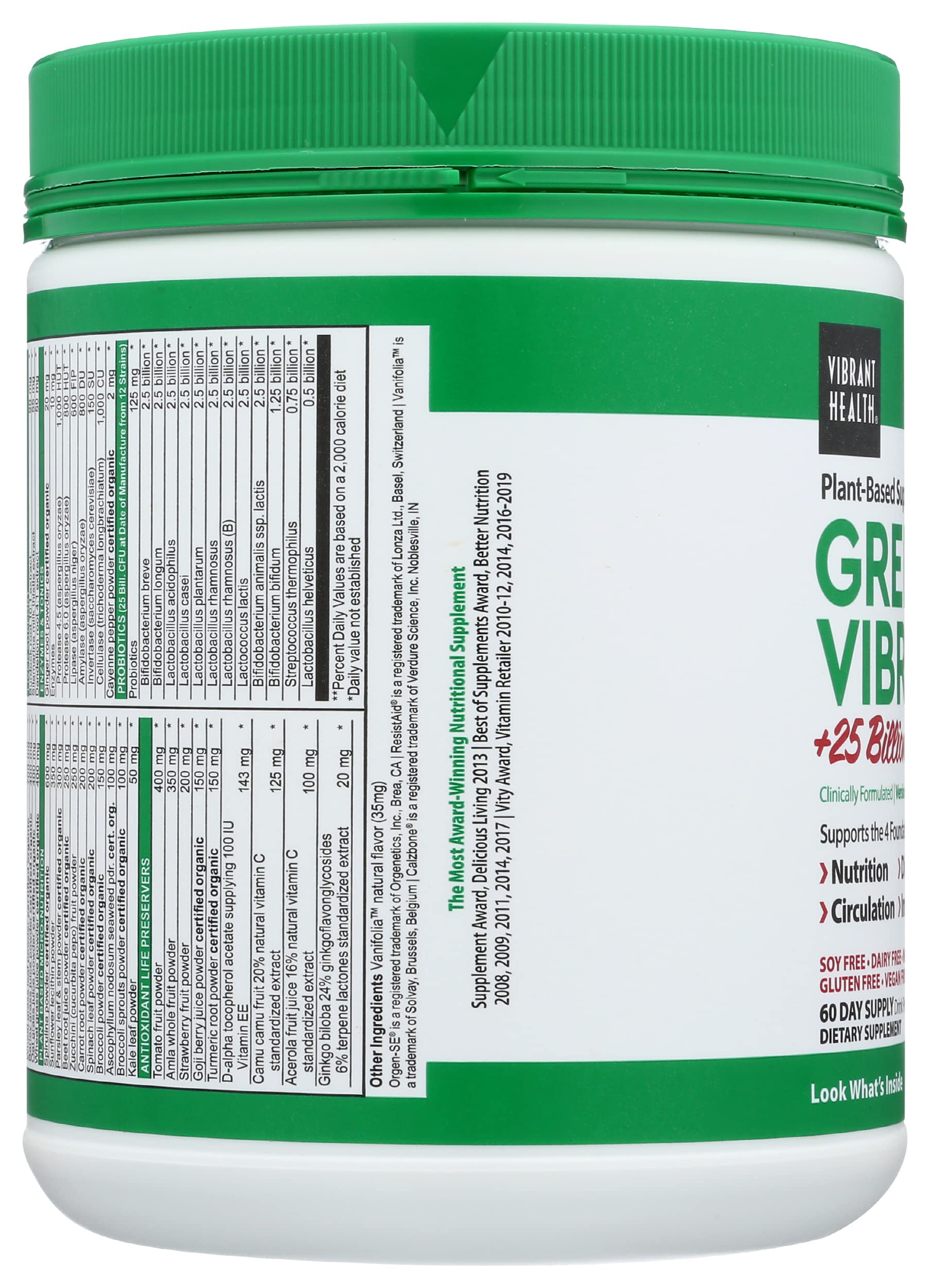gluten-free health supplement powder