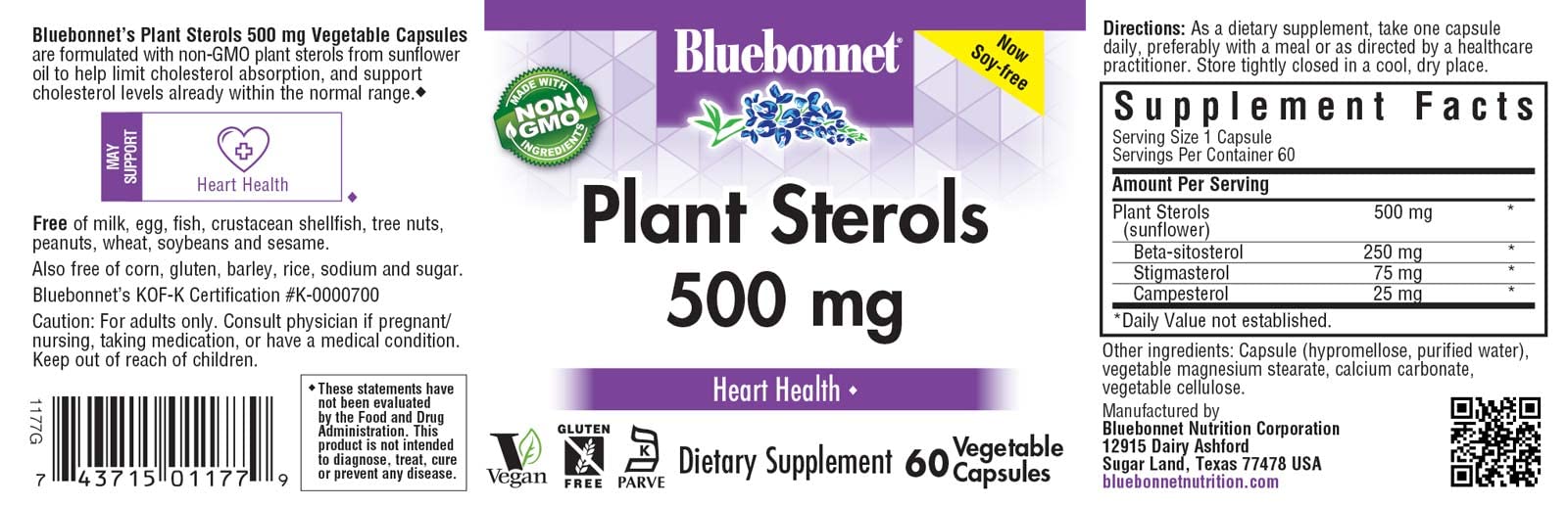 Gluten-free heart support supplements