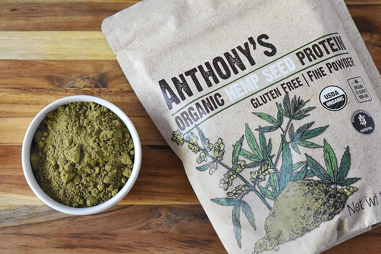 gluten free hemp seed protein supplement