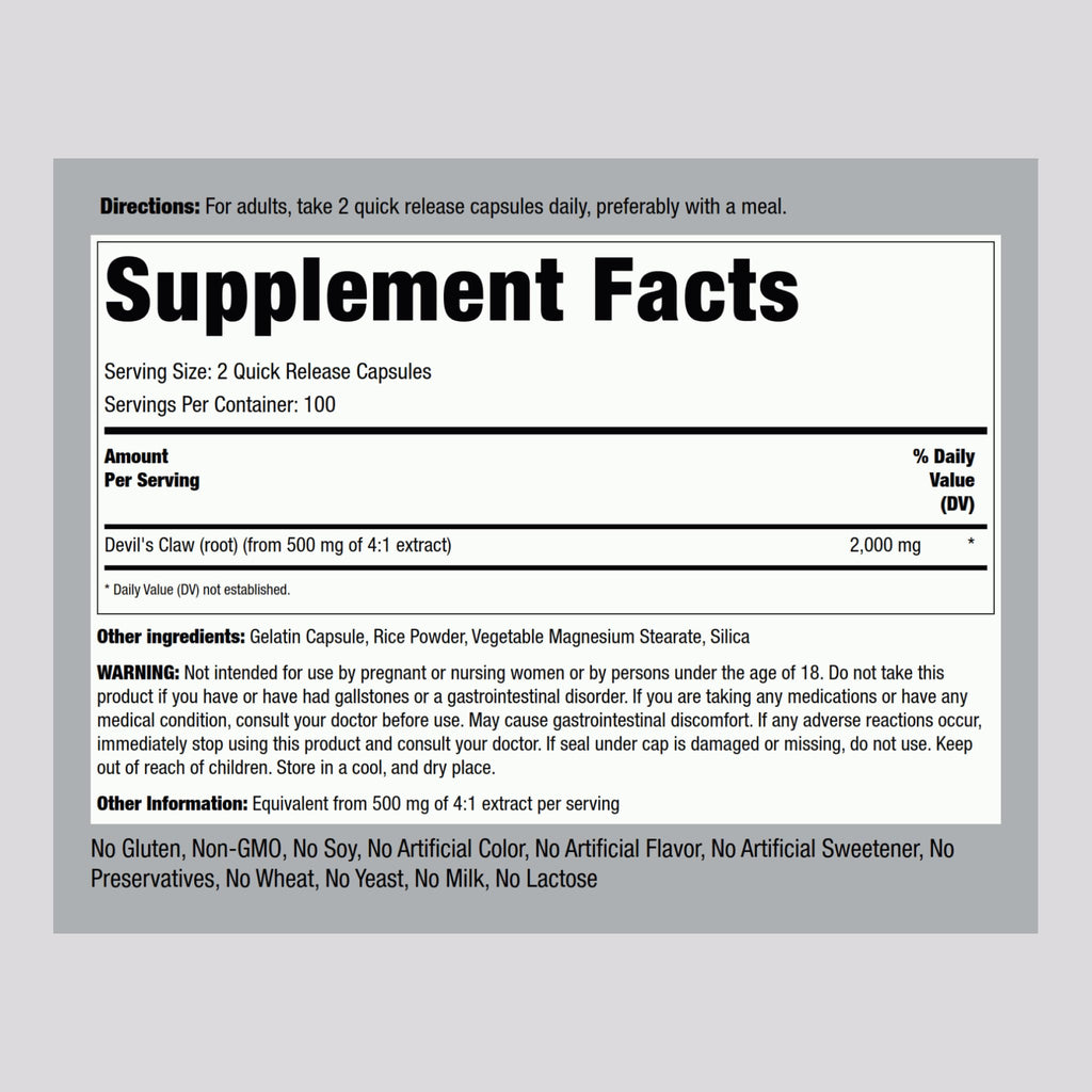 gluten free herbal extract benefits