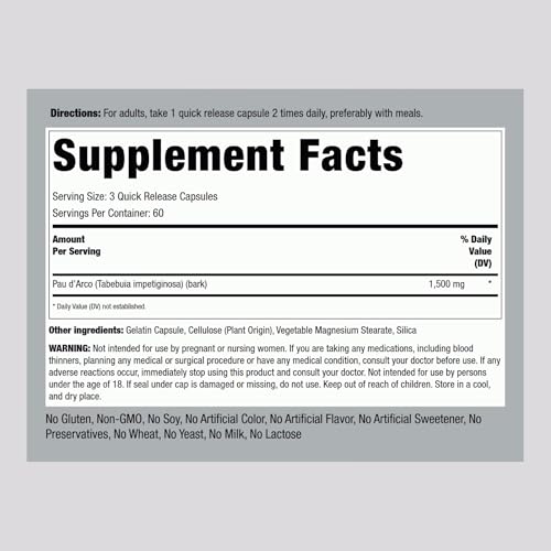 Gluten free herbal extract pills