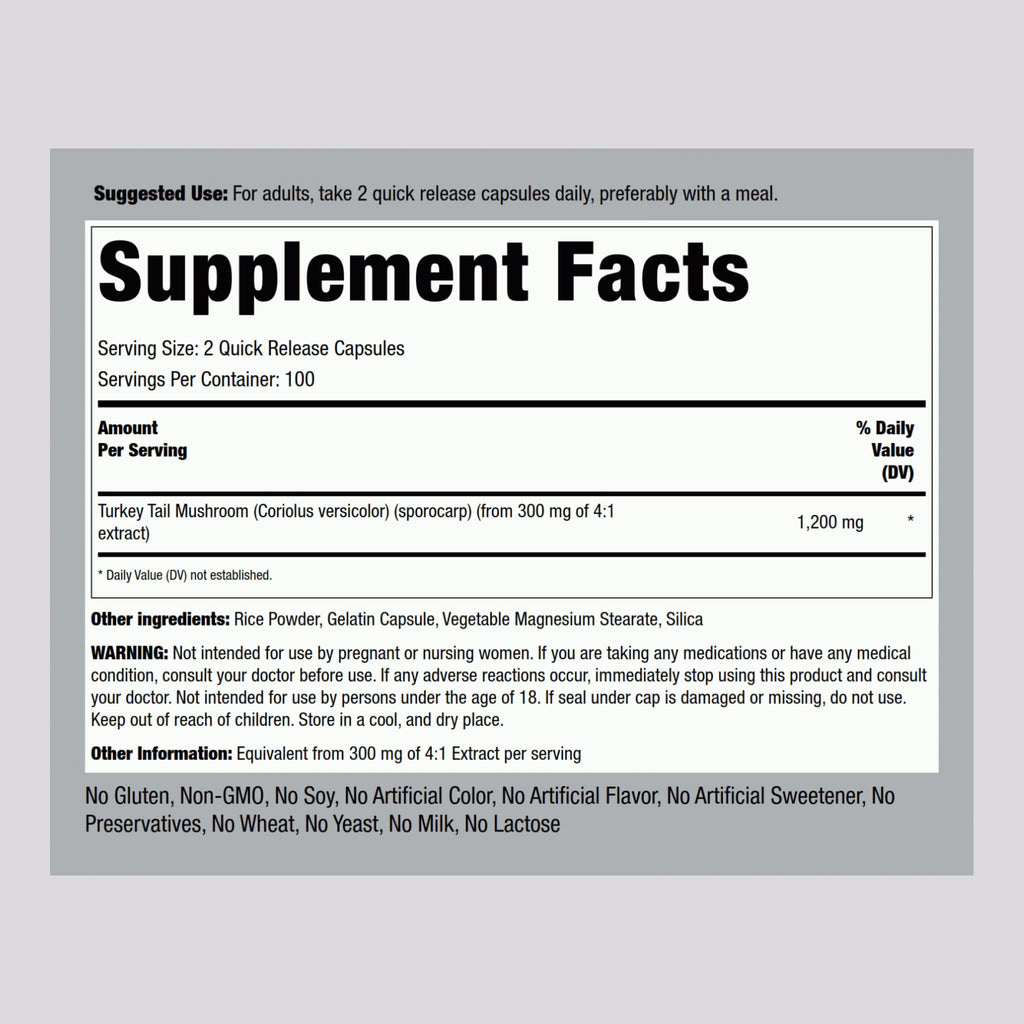 gluten free herbal mushroom extract