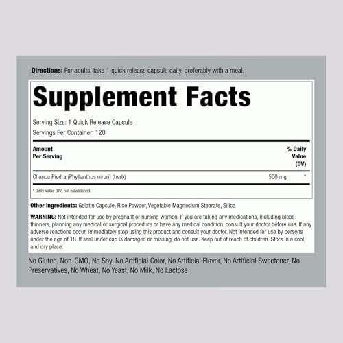 Gluten-free herbal supplement capsules