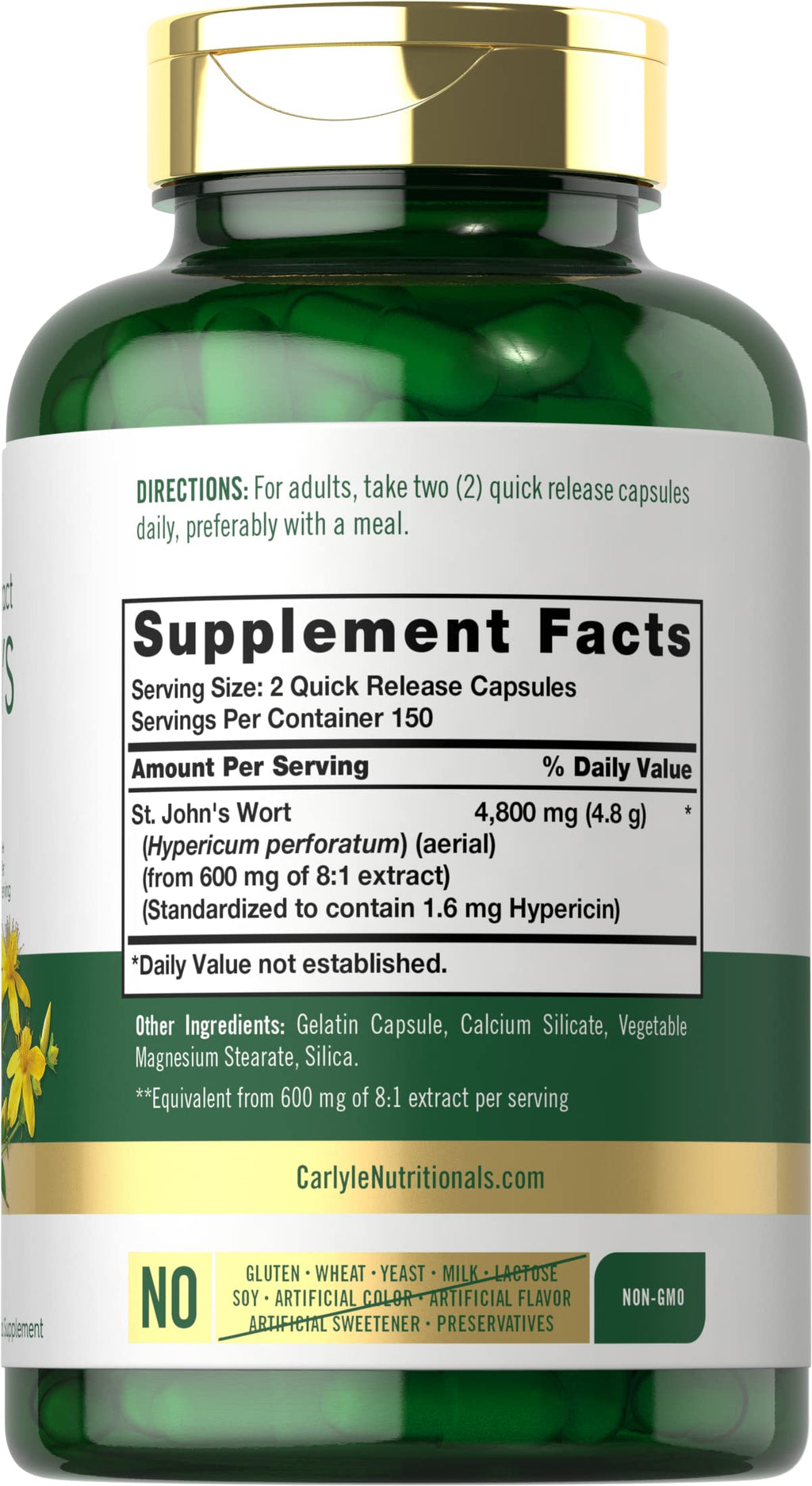 Gluten free herbal supplement