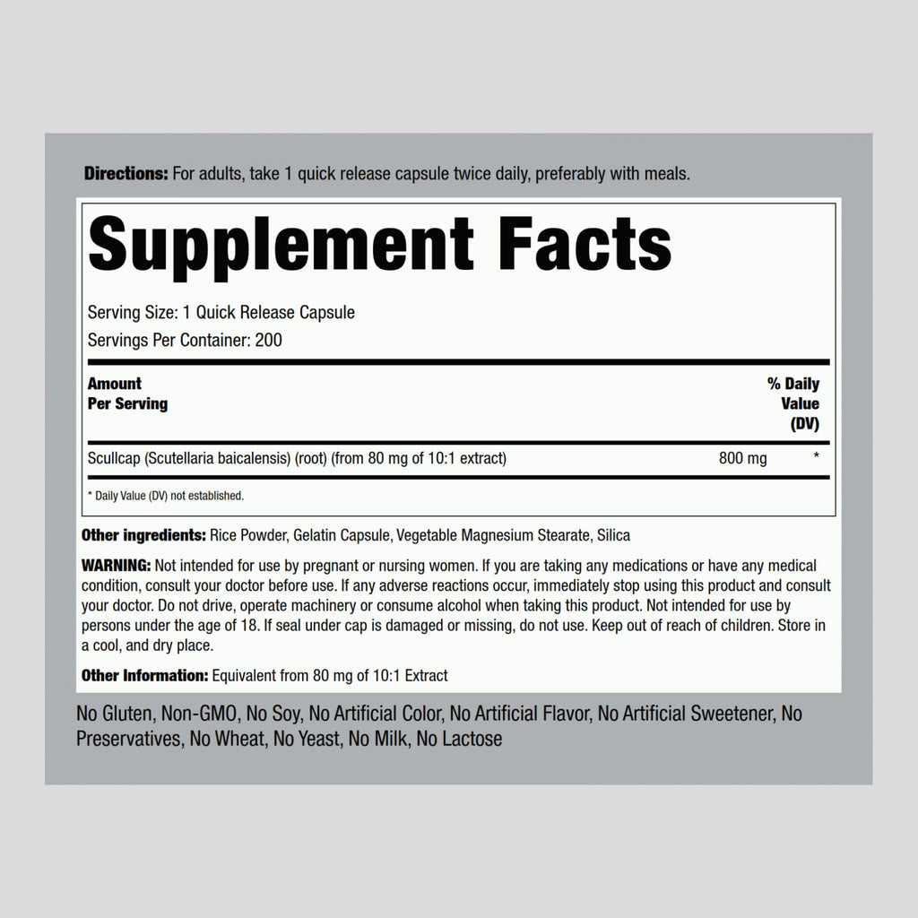 Gluten free herbal vitamin blend