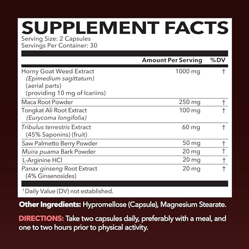 gluten-free horny goat weed formula